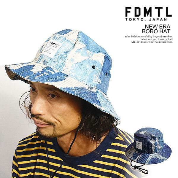 FDMTL ファンダメンタル 【NEW ERA】 BORO HAT