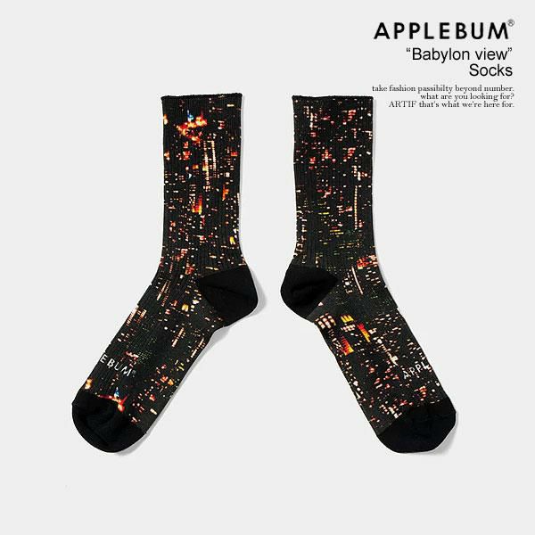 APPLEBUM アップルバム “Babylon view” Socks