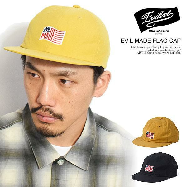 EVILACT イーブルアクト EVIL MADE FLAG CAP