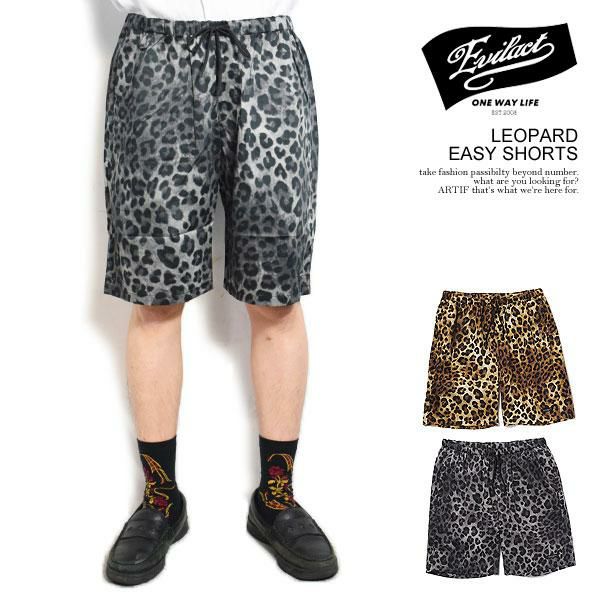 EVILACT イーブルアクト LEOPARD EAZY SHORTS
